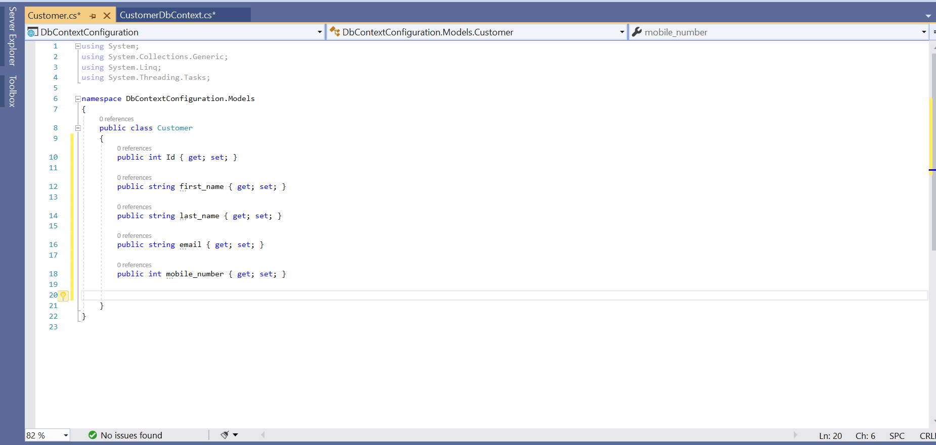 Getting Started With Entity Framework Core And How To Configure Dbcontext Class In Aspnet Core