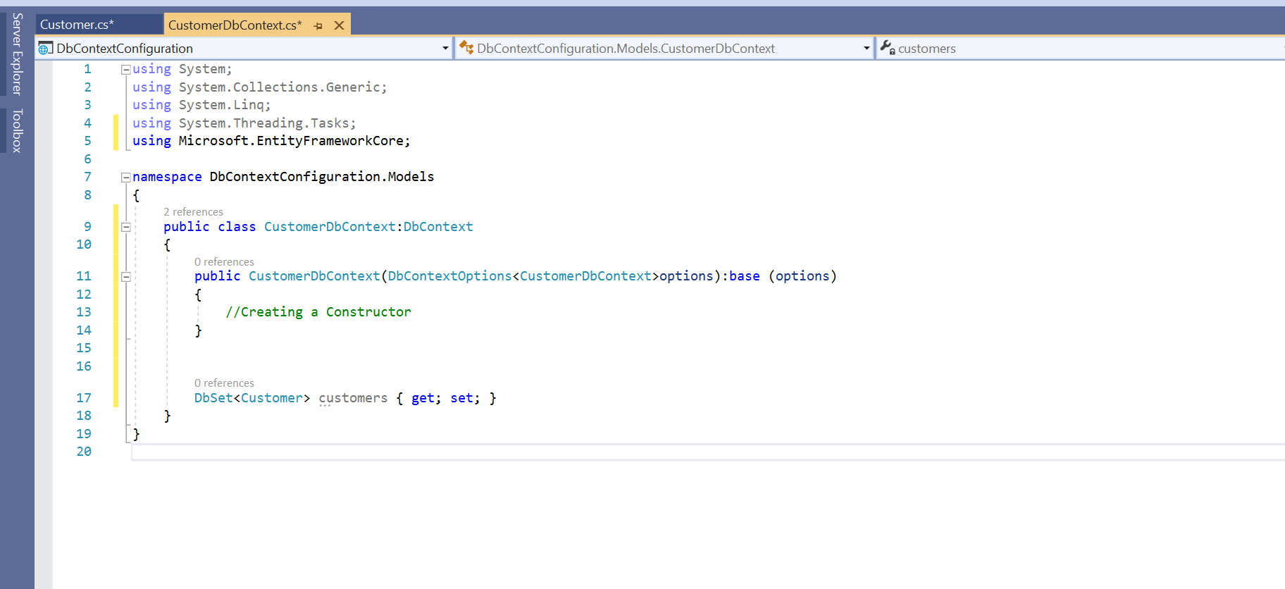 Getting Started With Entity Framework Core And How To Configure Dbcontext Class In Aspnet Core